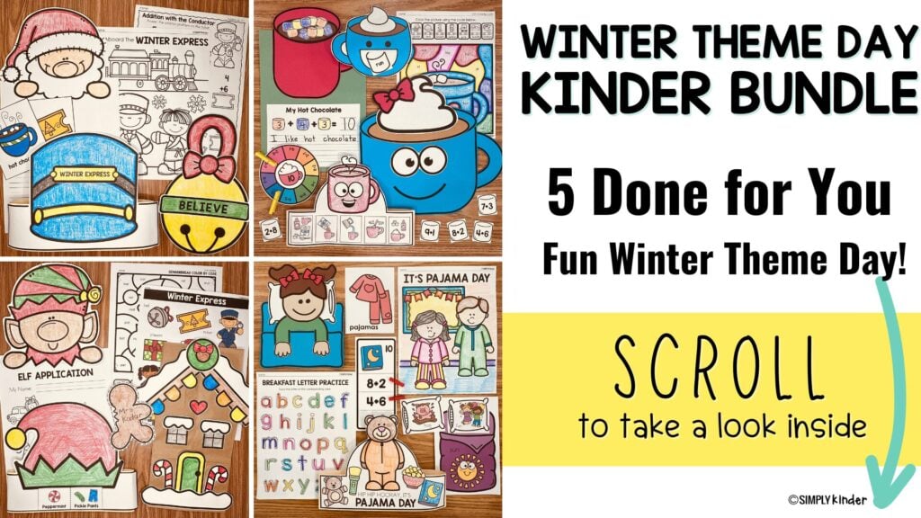 Winter Christmas Theme Days Activities, Gingerbread Day, Elf Day, Polar ...