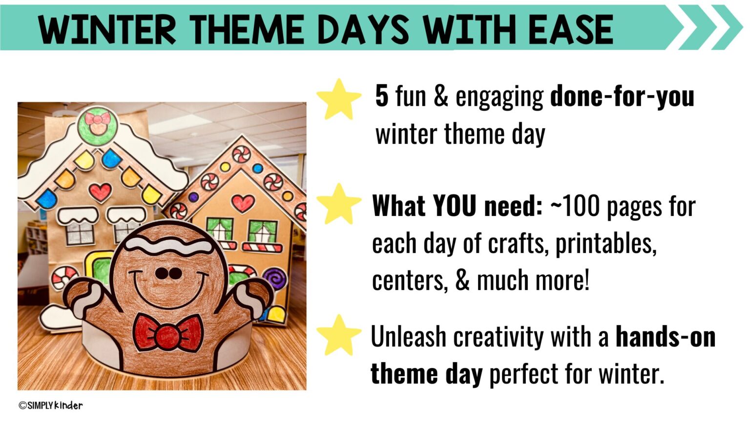 Winter Christmas Theme Days Activities, Gingerbread Day, Elf Day, Polar ...