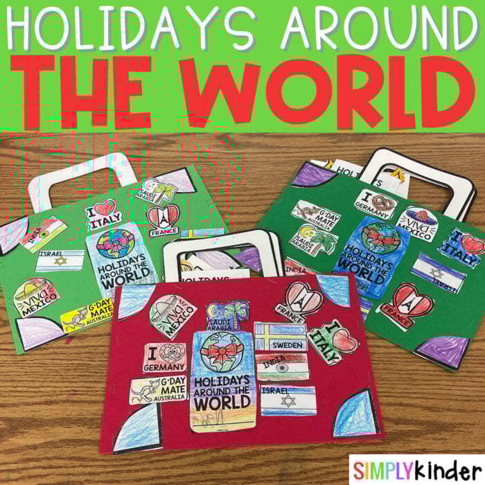 Holidays Around the World Activities in Kindergarten - Simply Kinder