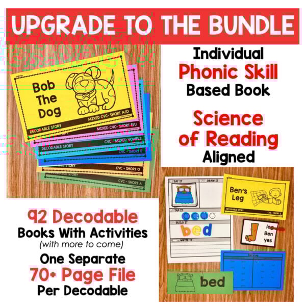 Christmas Decodable Reader, CVC Decodable Holiday Science of Reading ...