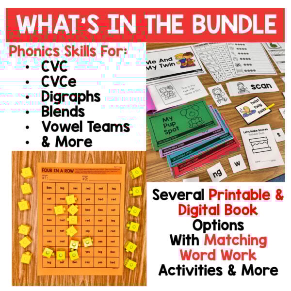 Christmas Decodable Reader, CVC Decodable Holiday Science of Reading ...