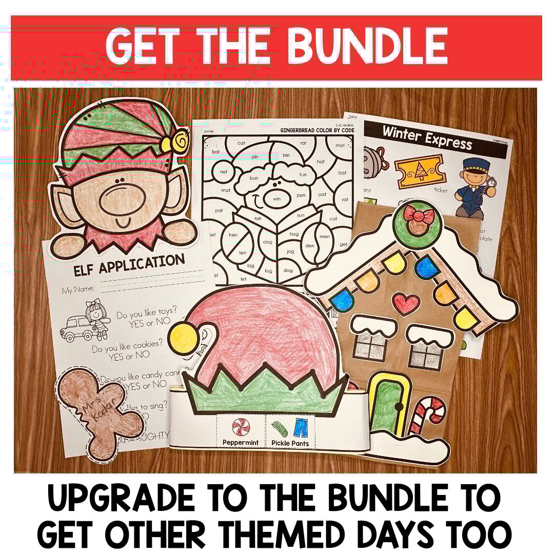 Winter Train Express Activities, Crafts, House, Literacy, Math, Writing ...