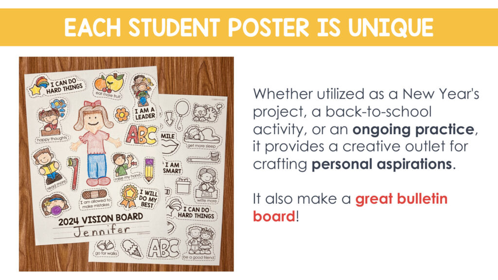 New Year Resolution 2025 Goals Setting Activity, Vision Board 2025 ...