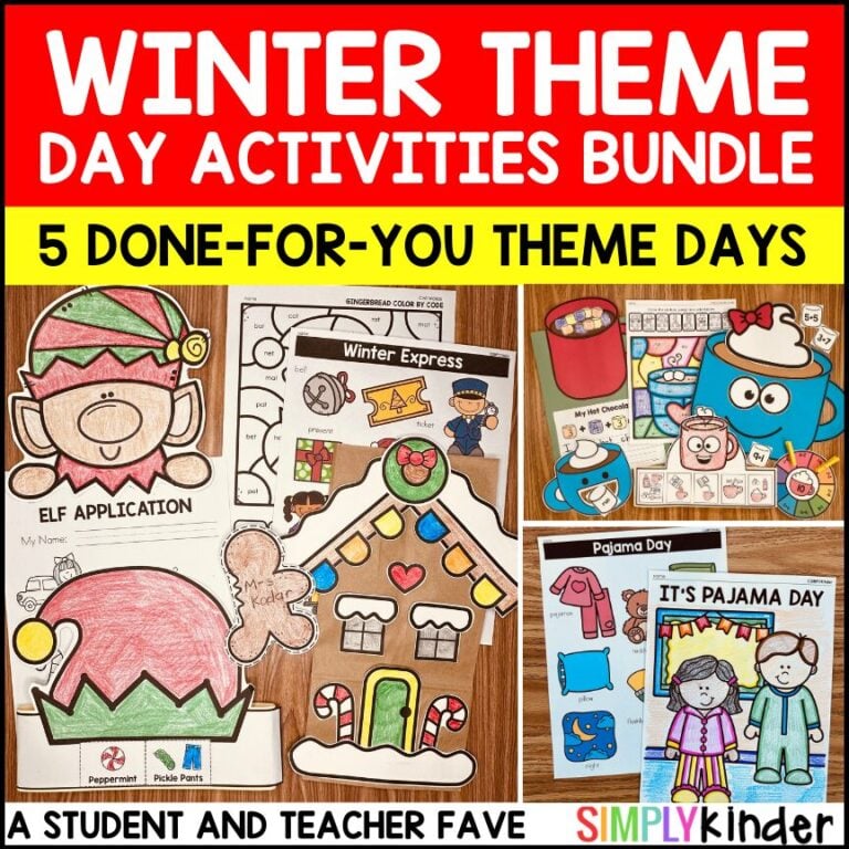 Winter Christmas Theme Days Activities, Gingerbread Day, Elf Day, Polar ...