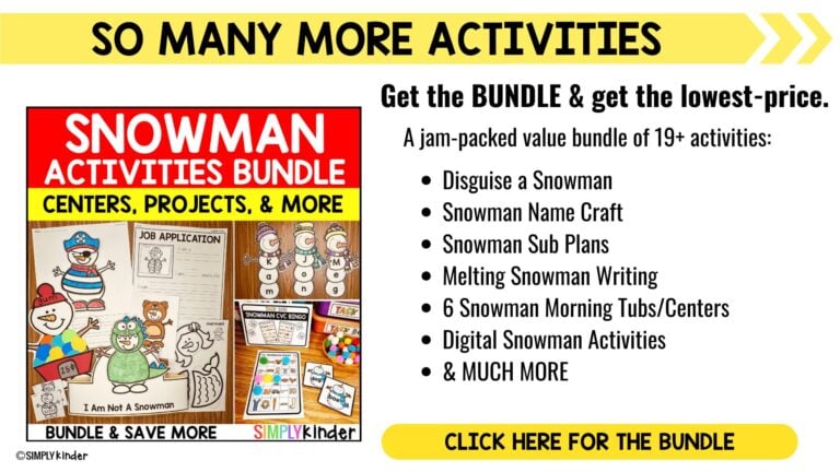 Disguise a Snowman Writing & Craft, Snowman in Disguise Project ...