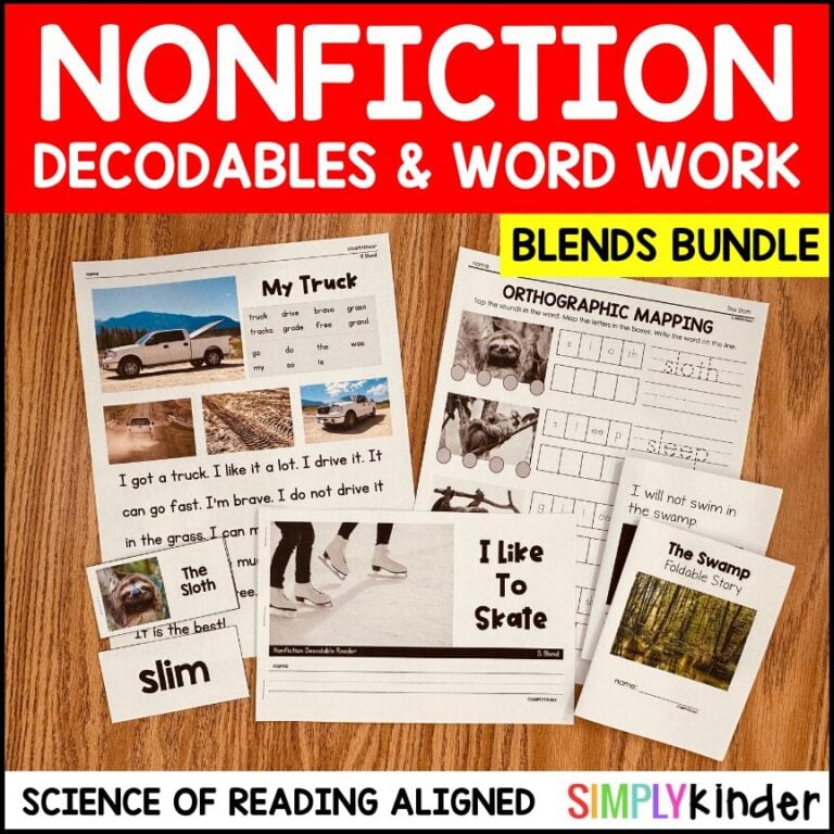 Nonfiction Blends Decodable Readers with Real Pictures, Passages, Books ...