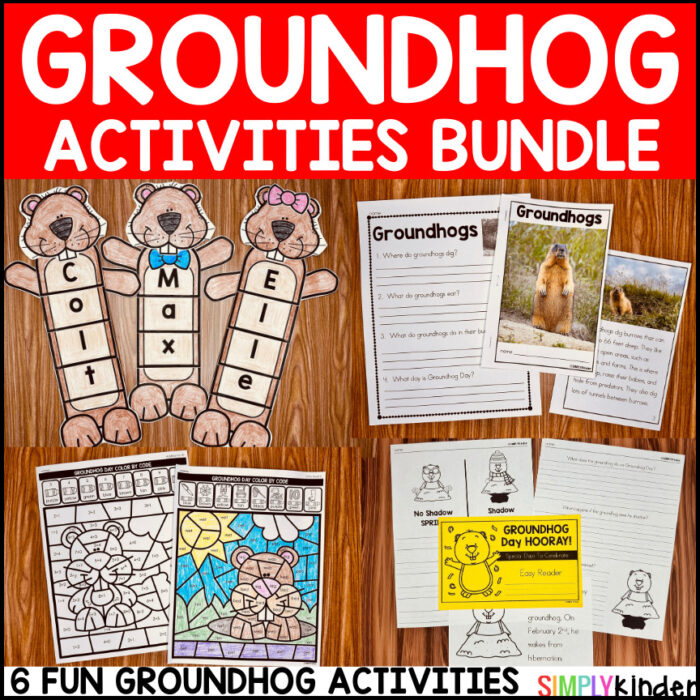 Groundhog Day Activity Bundle, Crafts, Readers, Writing, Bulletin ...