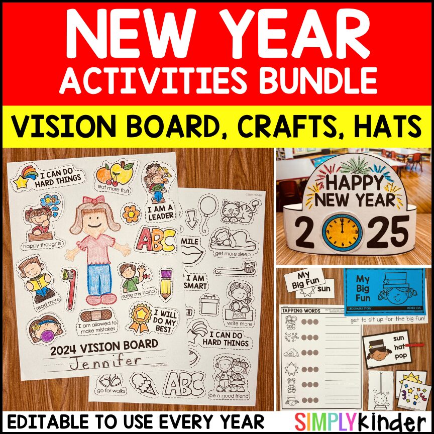 Vision Boards for Kindergarten - Simply Kinder