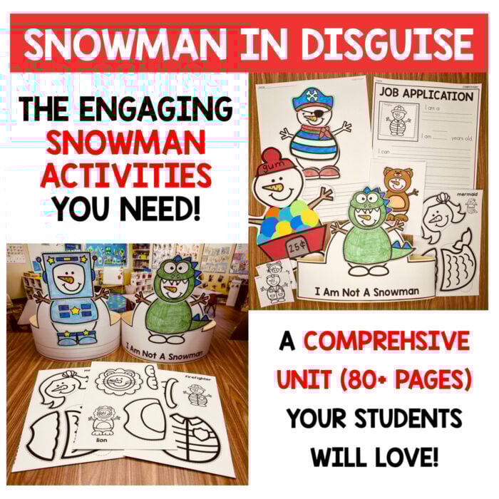 Disguise a Snowman Writing & Craft, Snowman in Disguise Project ...