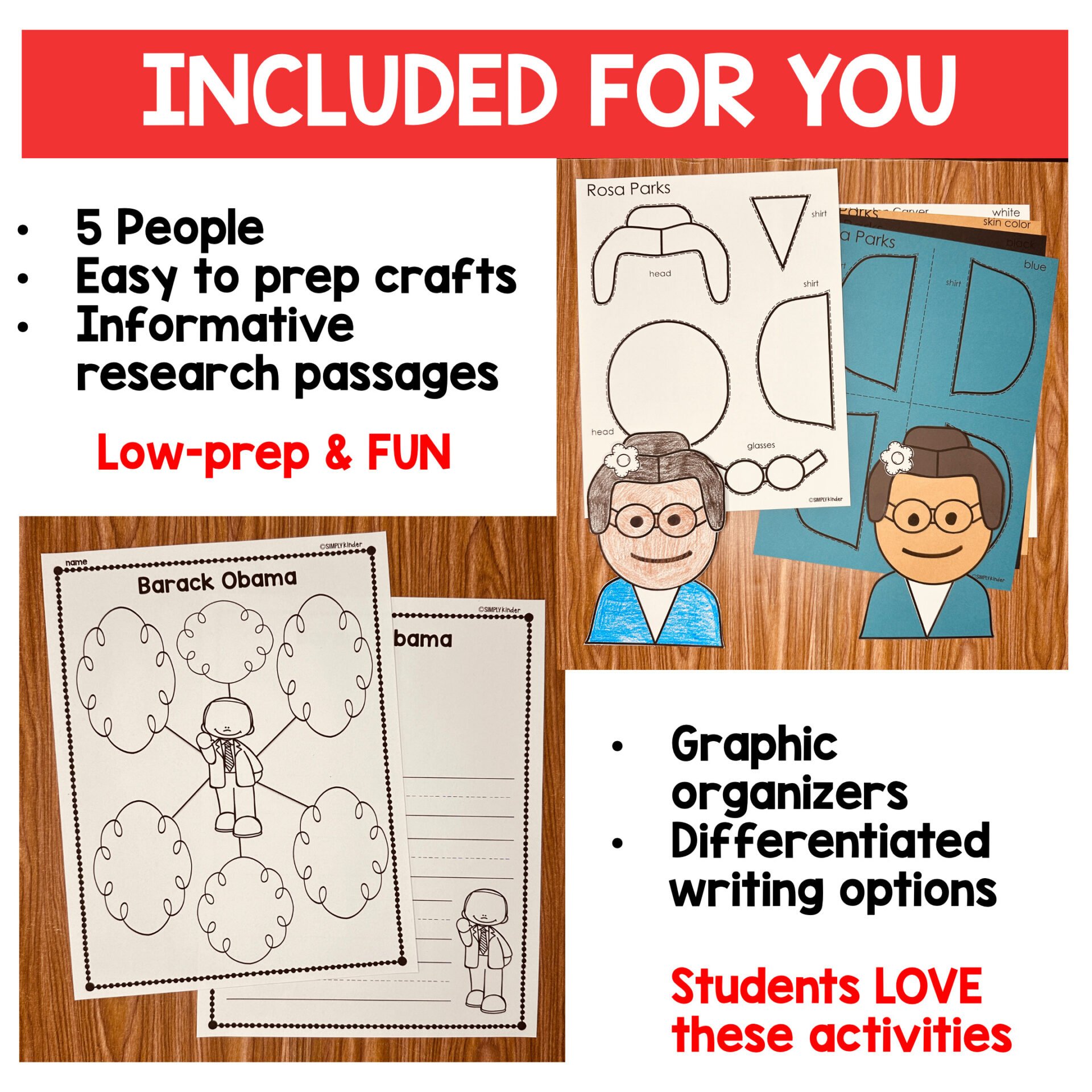 Black History Month Activities, Reading, Writing, & Craft Project ...