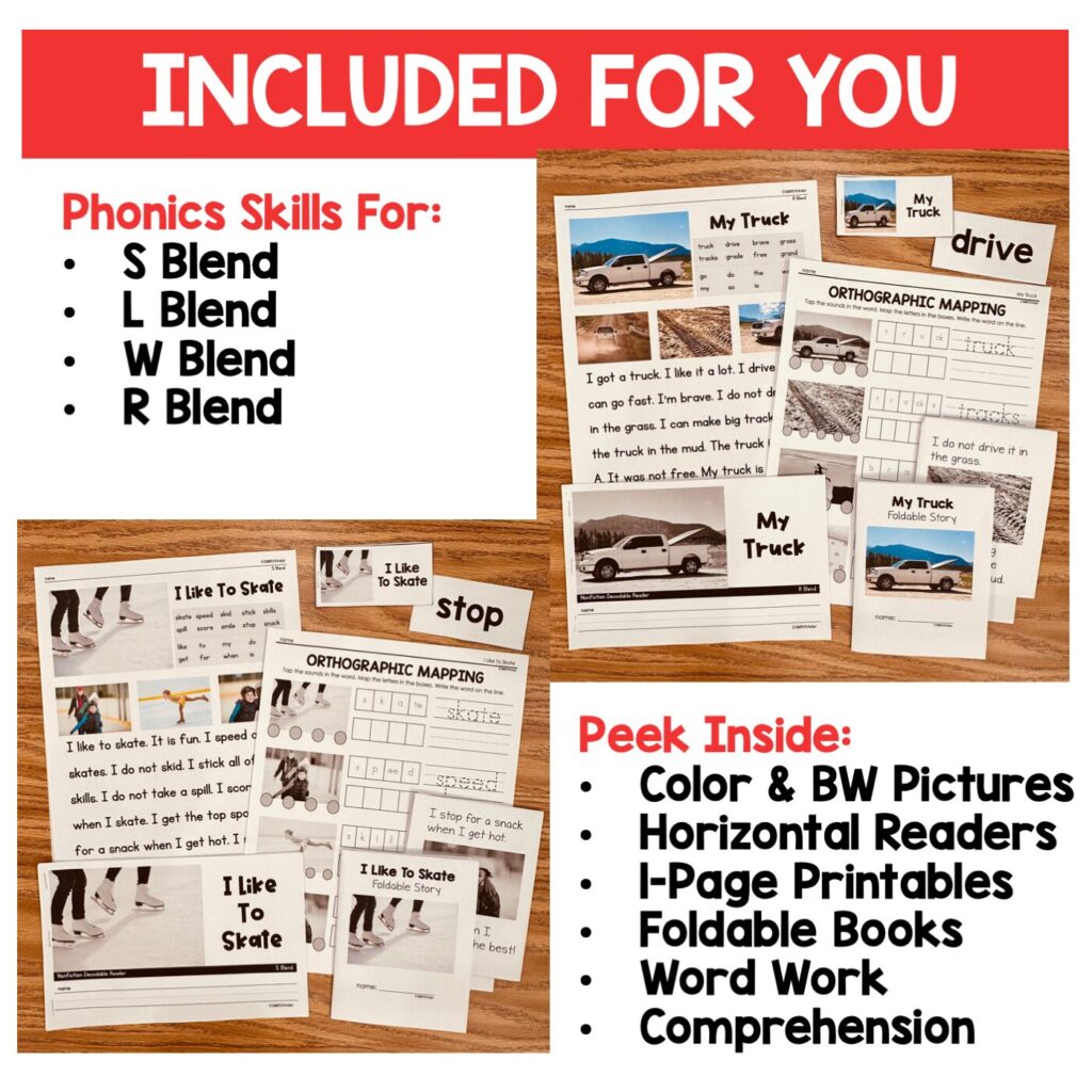 Nonfiction Blends Decodable Readers with Real Pictures, Passages, Books ...