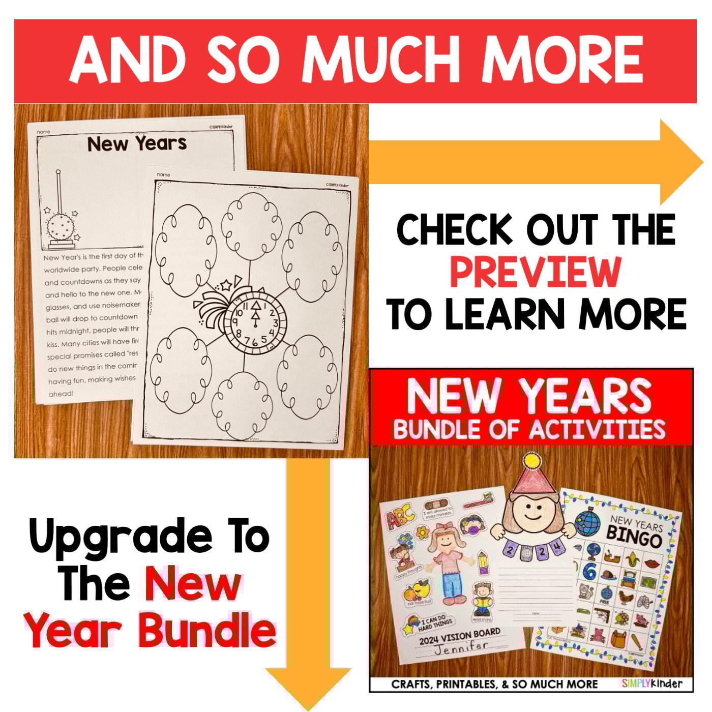 New Year 2024 No Prep Activities, Color by Code, Write the Room ...