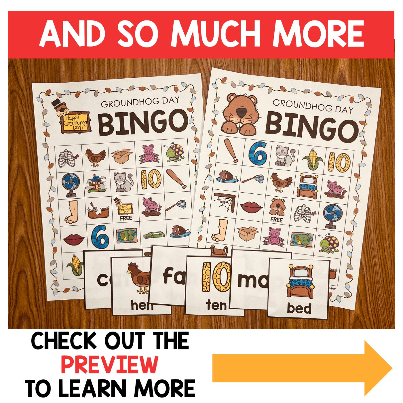 Groundhog Day Activity, Phonics Bingo, No-Prep CVC Decodable Game ...