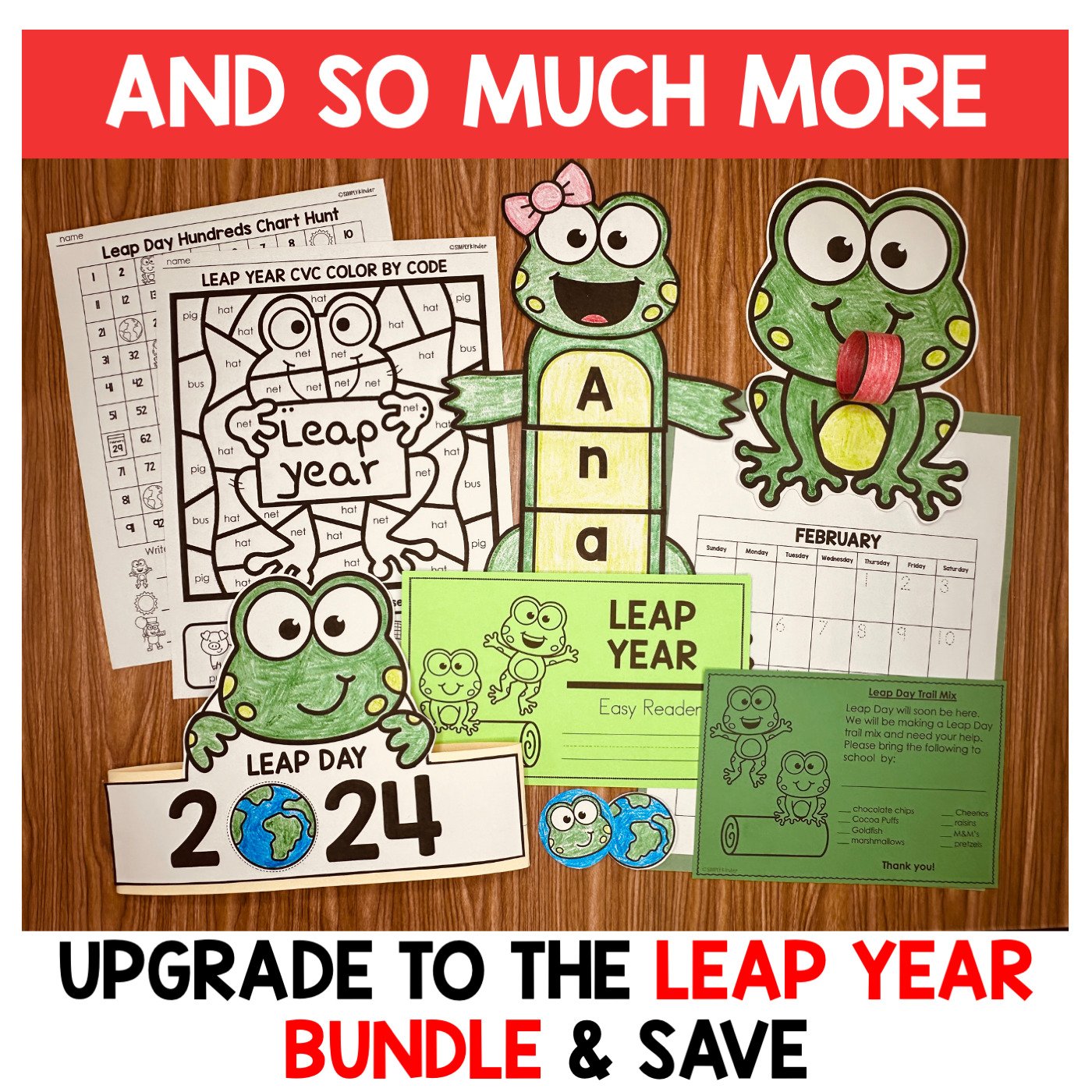 Leap Year 2024 Activities, No-Prep Literacy, Math, Hat, Crafts, & MORE ...