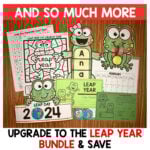 Love Frog Leap Year & Valentine's Day Craft, Bulletin Board, Writing ...