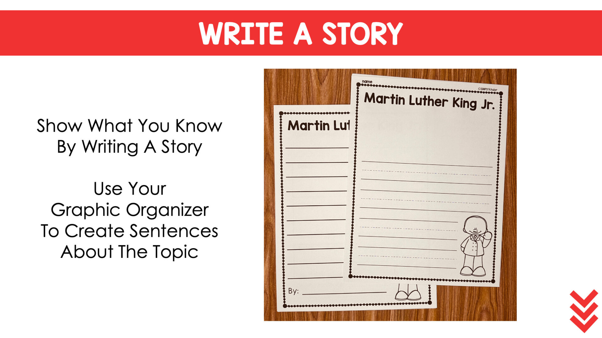 Martin Luther King Craft, Research, and Writing Activities by Simply Kinder