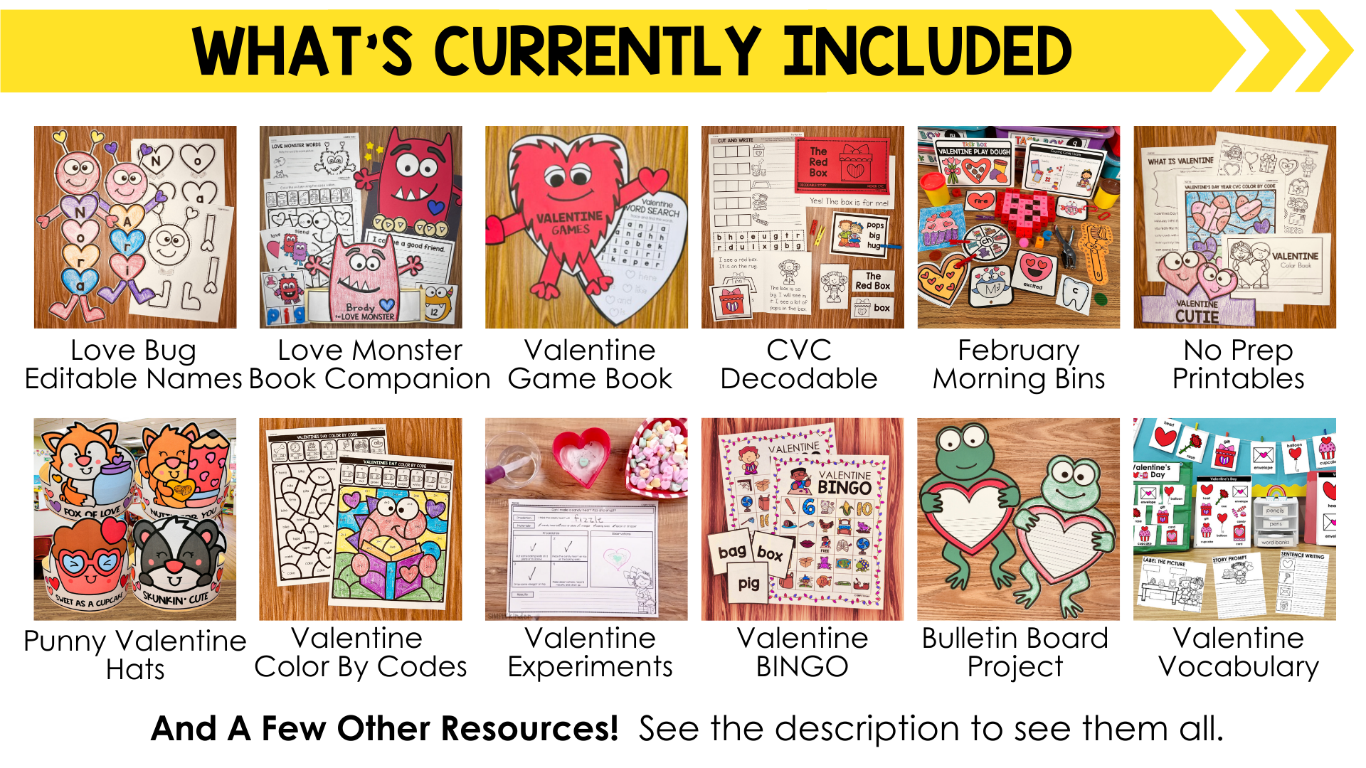 Valentines Day Kindergarten MEGA Activities, Crafts, Centers, Math ...