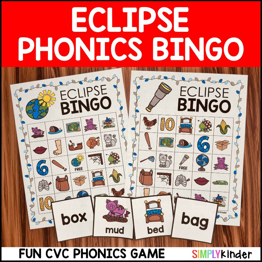 Lunar Eclipse 2025 Kindergarten Activities with BONUS Crafts, Reading ...