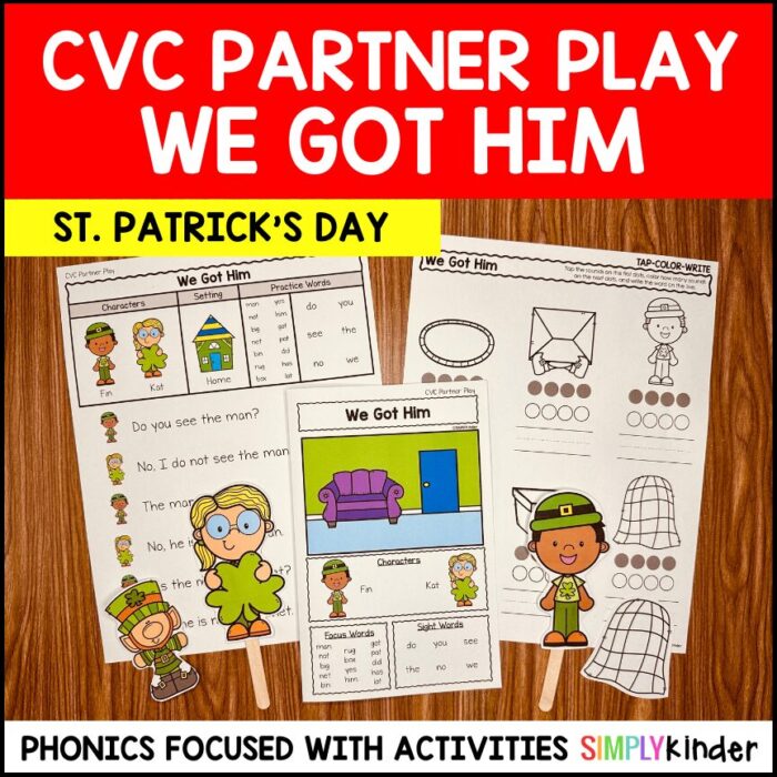 St. Patrick's Day Activity Bundle For Kindergarten and First Grade ...