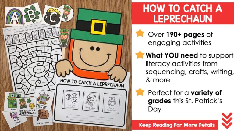 St. Patrick's Day Activity Bundle For Kindergarten and First Grade ...