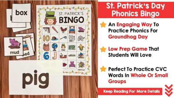 St. Patrick's Day Activity Bundle For Kindergarten and First Grade ...