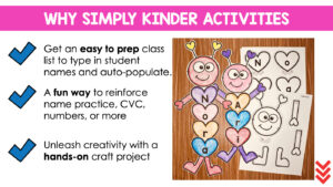 Love Bug Editable Name Craft & Activity for Valentines Bulletin Boards ...