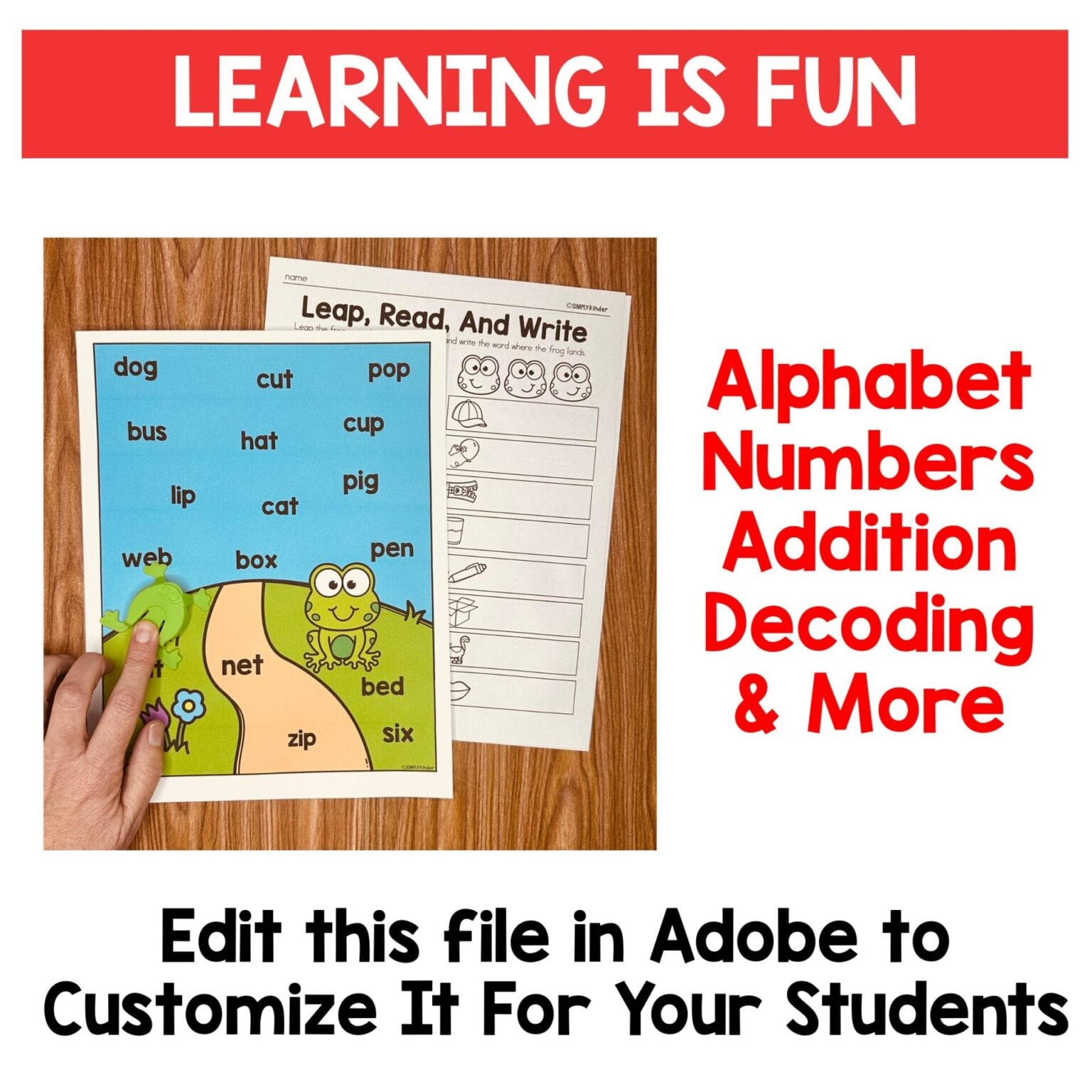 Leap Year Activities - Plastic Jumping Frog Center - Simply Kinder