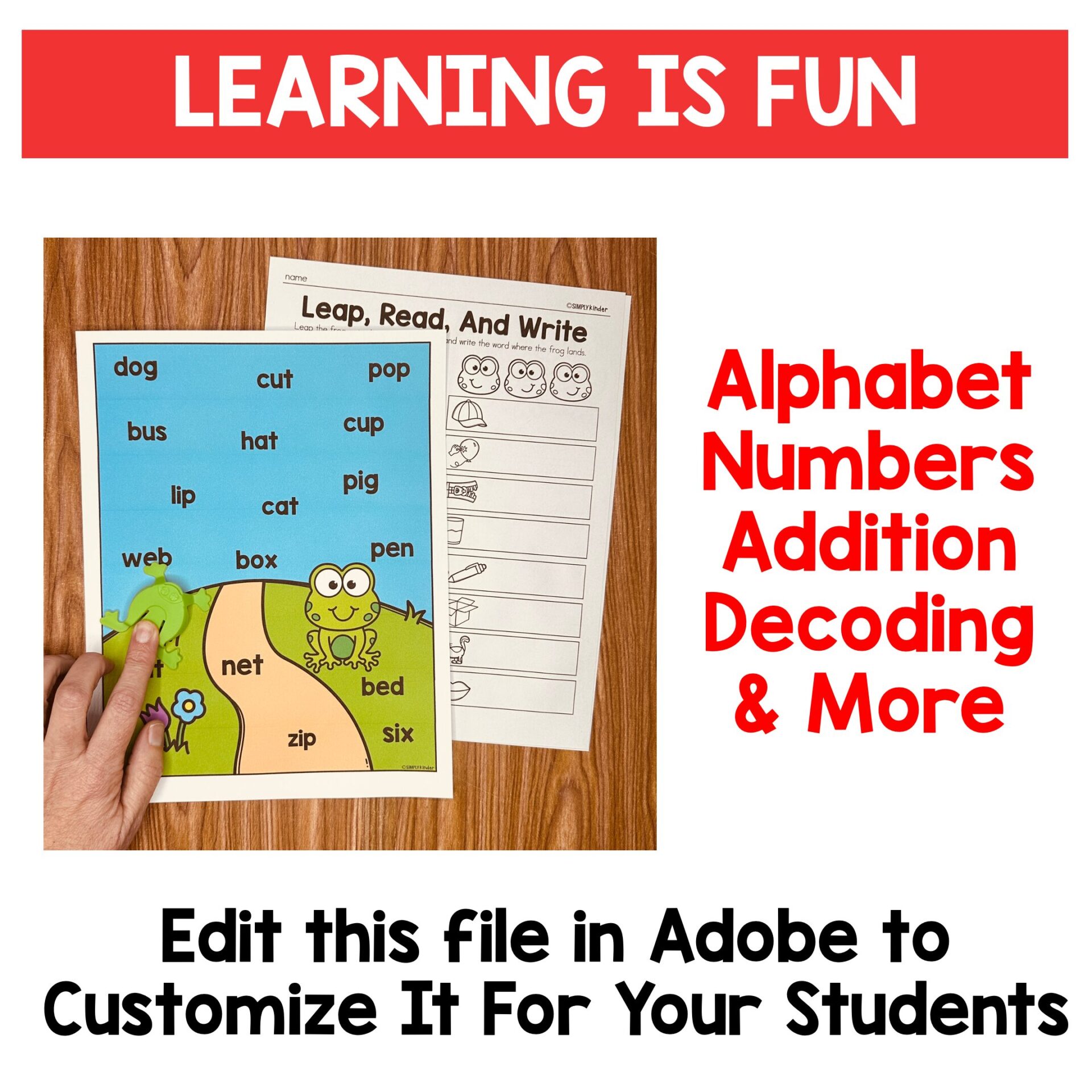 Leap Year Activities - Plastic Jumping Frog Center - Simply Kinder