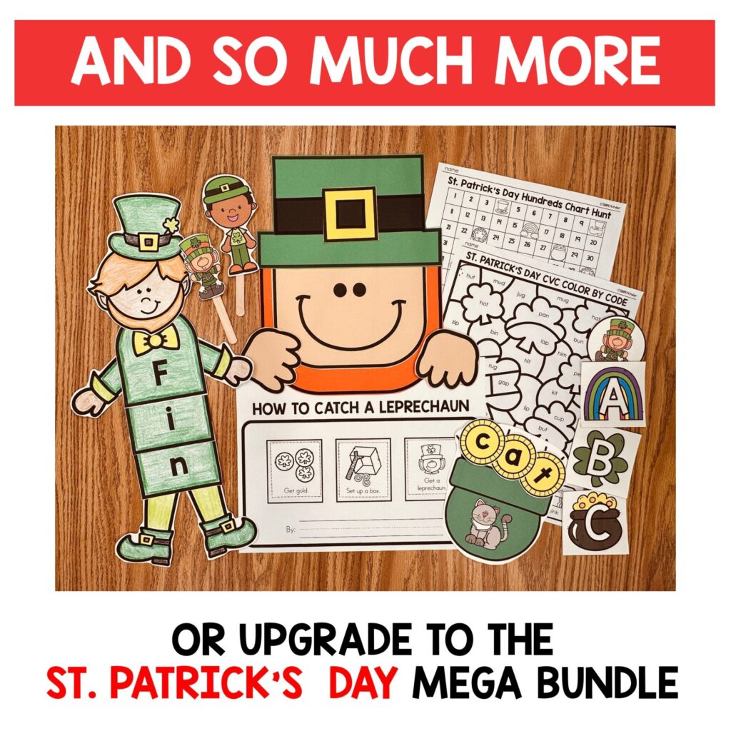 St. Patrick's Day Editable Name Craft & Leprechaun Activity for ...