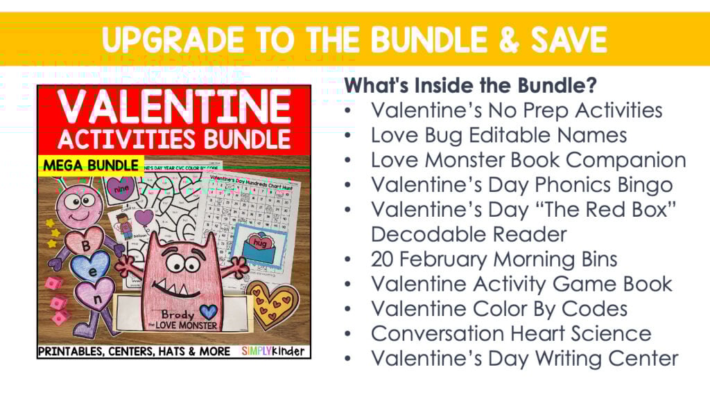Valentine's Day Activities, Reader, Writing Printables, & Comprehension ...