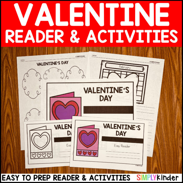 Valentine's Day Activities, Reader, Writing Printables, & Comprehension ...
