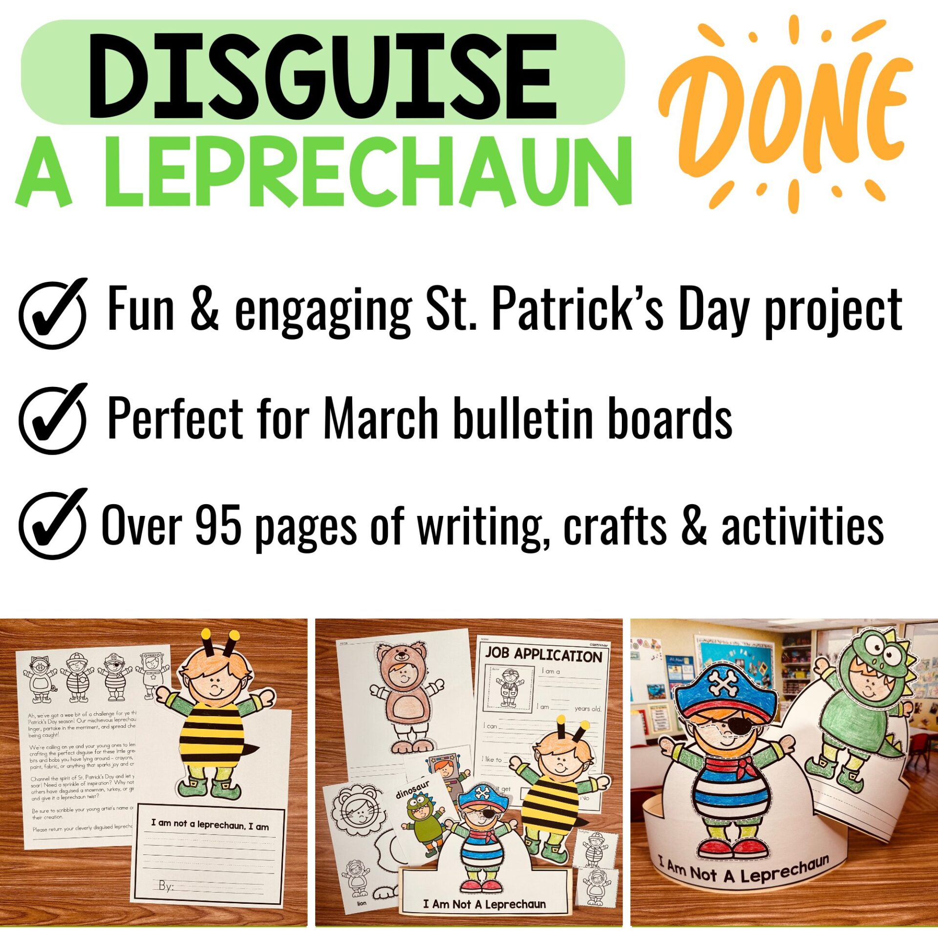 Disguise a Leprechaun St. Patrick's Day Activities for March in ...