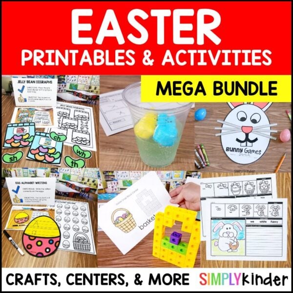 Easter Activities MEGA Bundle for Kindergarten, Science, Crafts ...