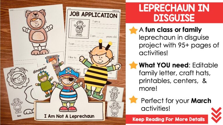 Disguise a Leprechaun St. Patrick's Day Activities for March in ...
