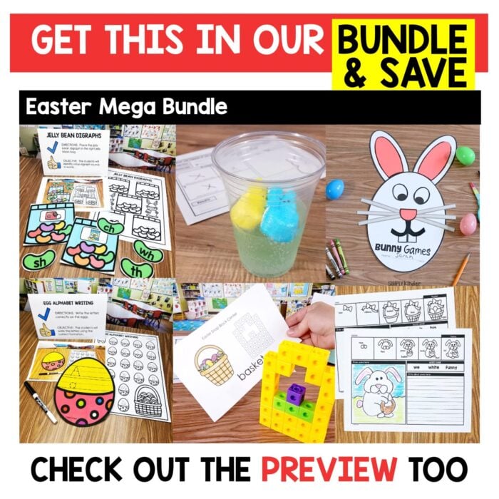 Easter Craft Editable Name Craft & Activity for Bulletin Boards, Bunny ...