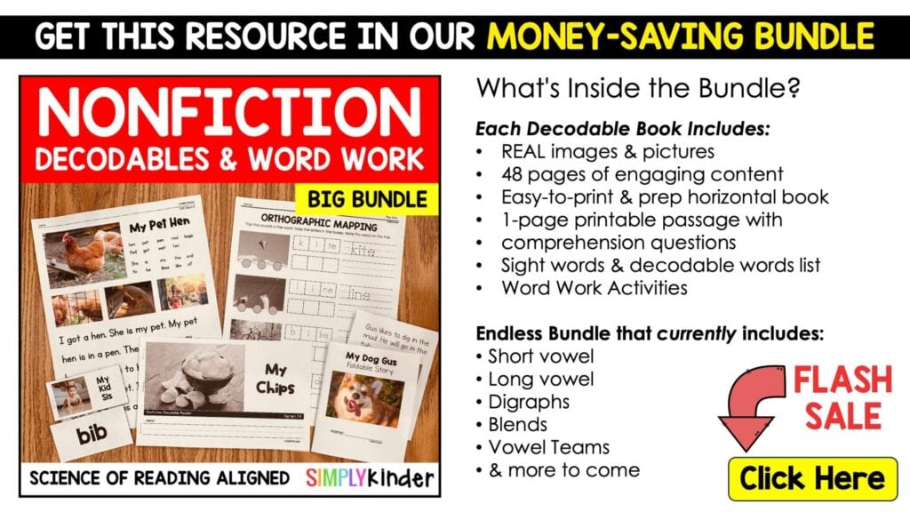 Nonfiction Vowel Team Decodable Readers w Real Pictures & Activities ...
