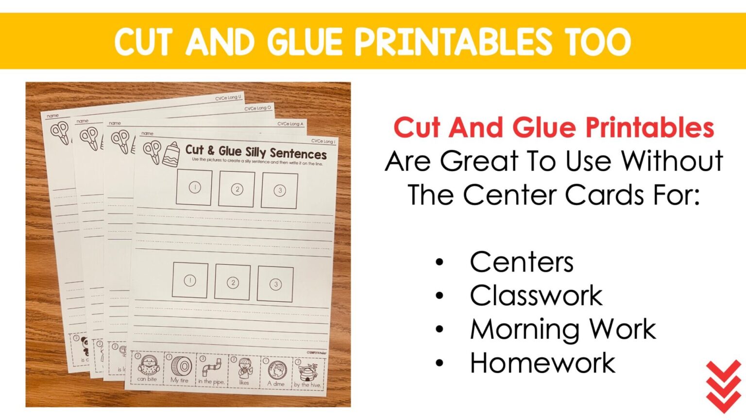 BUNDLE Silly Sentences Decodable Writing Word Practice Center for ...