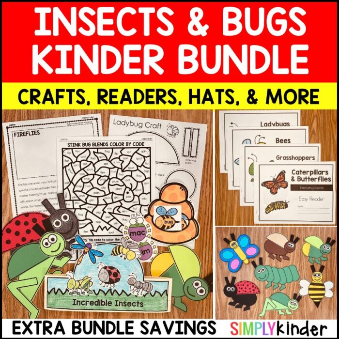Insects & Bugs MEGA Activities: Crafts, Printables, Readers, Centers ...