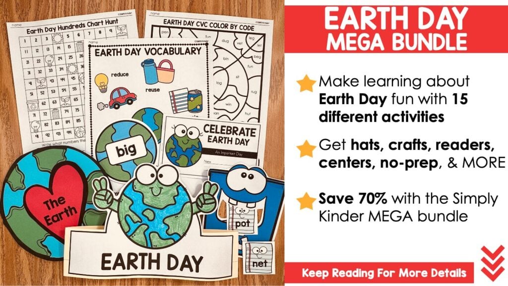 Earth Day MEGA Bundle of Activities: Crafts, Readers, Color by Code ...