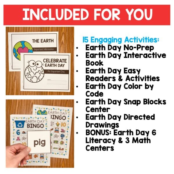 Earth Day MEGA Bundle of Activities , Crafts, Readers, Color by Code ...