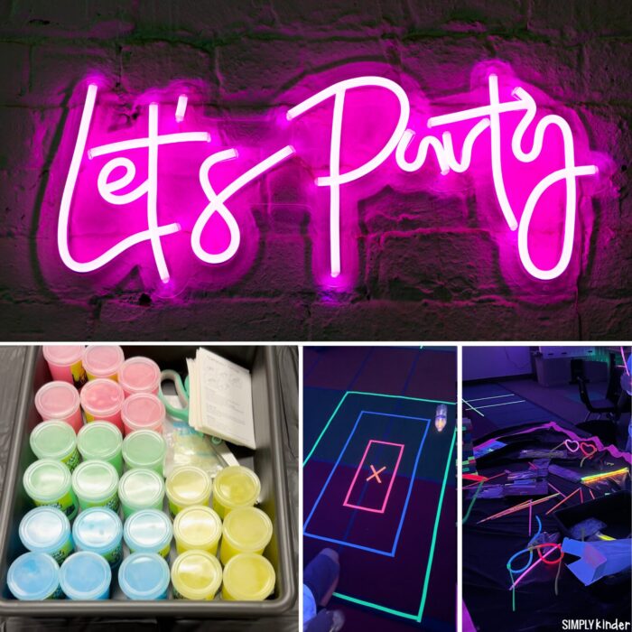 How to Have a Glow Party in Kindergarten - Simply Kinder