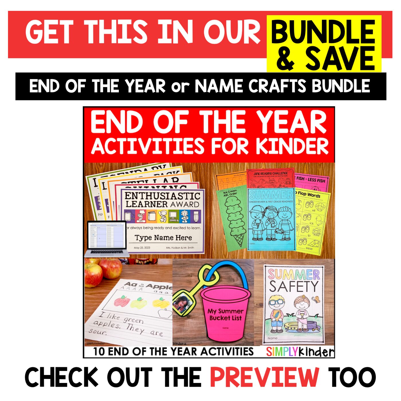 Ice Cream Craft Editable Name Craft, Summer, End of Year Activities ...