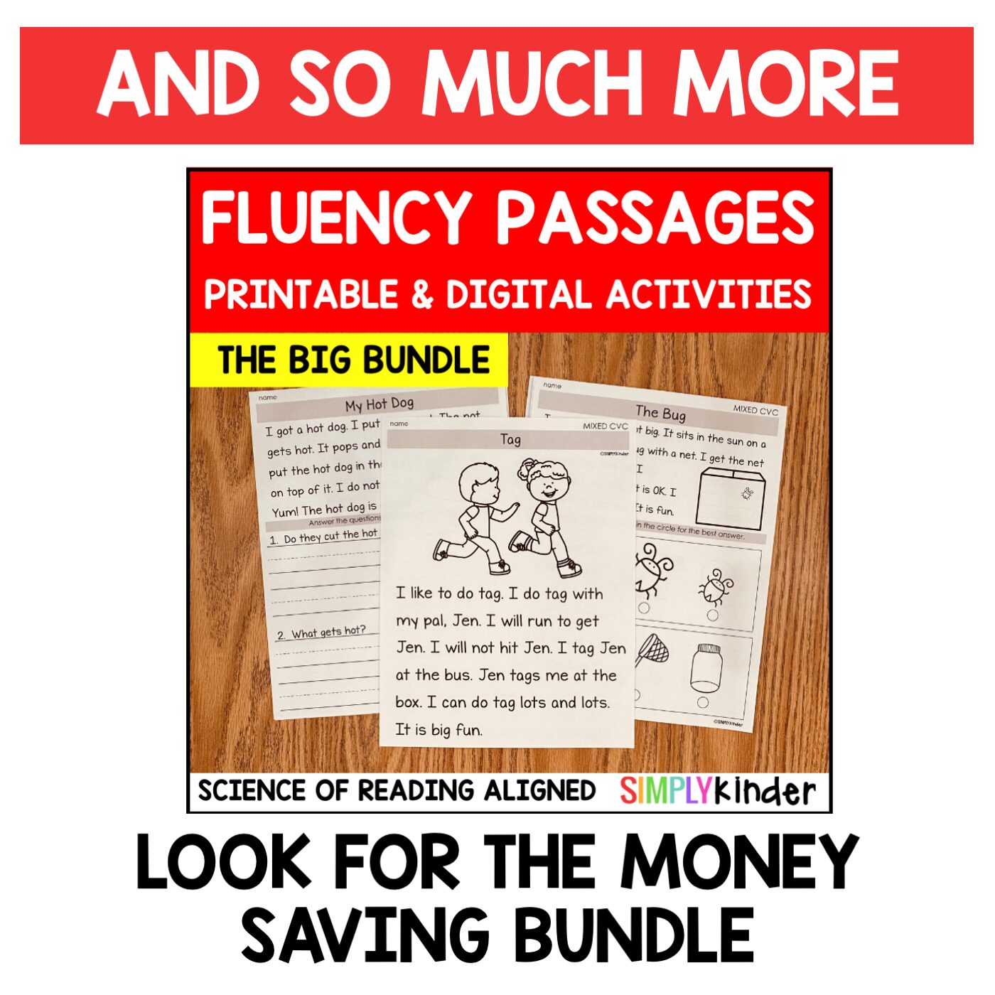 Mixed Blends Decodable Fluency Passage with Reading Comprehension, My ...