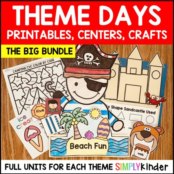 End of the Year Theme Days Activities: Beach, Pirate, Camping, & MORE ...