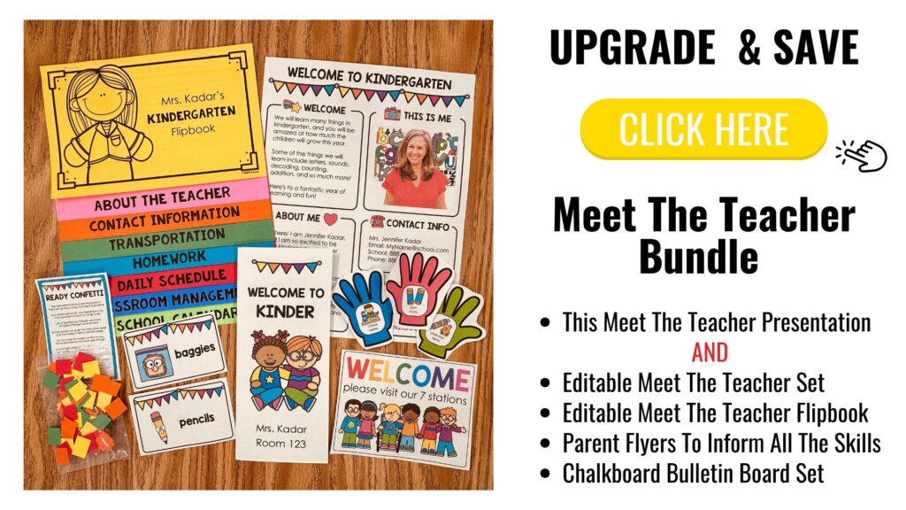 Editable Meet the Teacher Presentation - Simply Kinder
