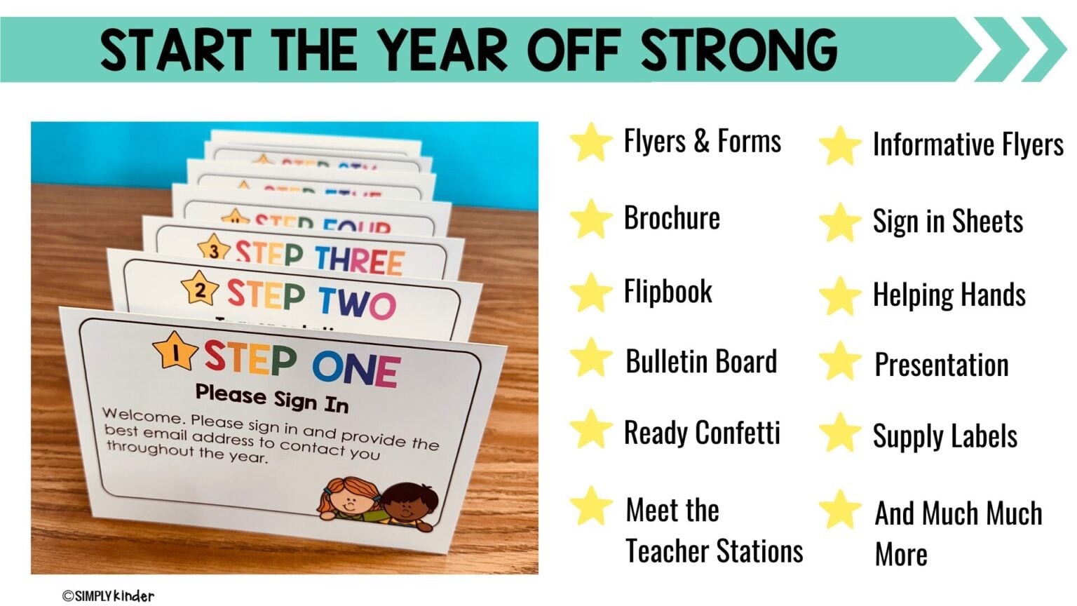 Meet the Teacher Night BUNDLE: Editable Sign-In, Forms, Stations ...