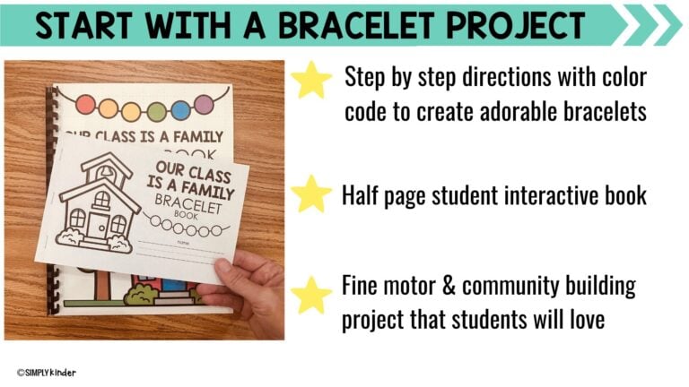 Our Class is a Family Activity, Bracelet, Bulletin Board, Craft, & MORE ...