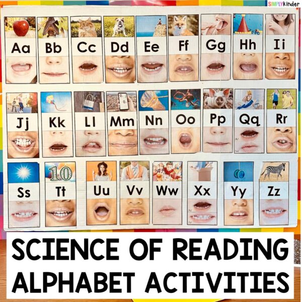 Science of Reading Alphabet Activities - Simply Kinder