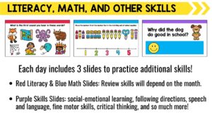 Kindergarten Morning Meeting Slides, Editable Daily Digital Morning ...