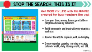 Kindergarten Morning Meeting Slides, Editable Daily Digital Morning ...